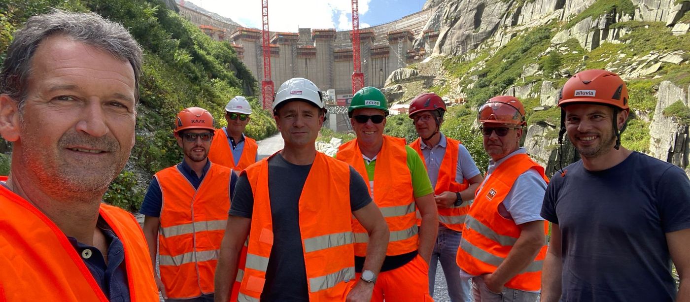 Flugasche für die Staumauerbaustelle an der Grimsel (Schweiz) | Presyn AG